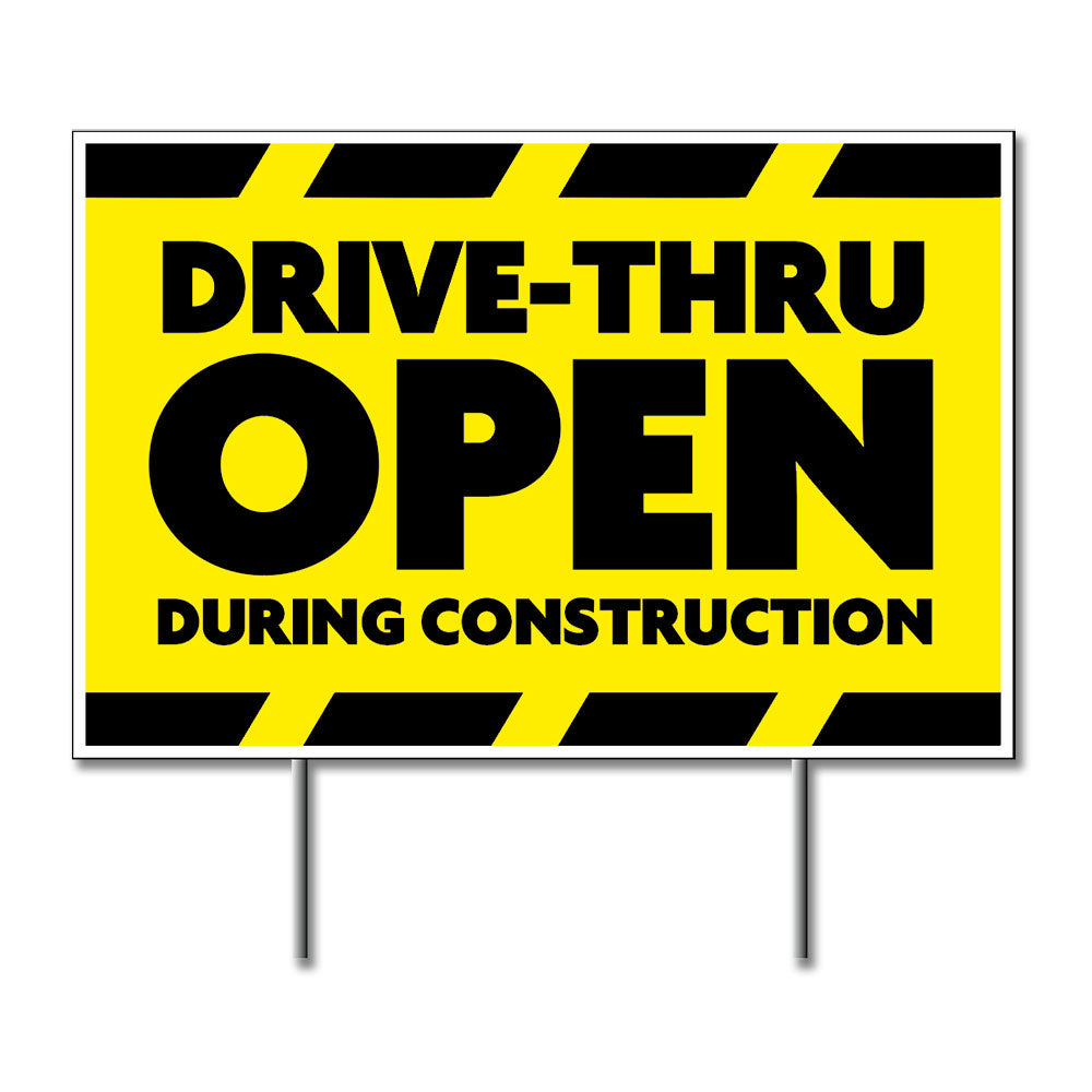 Open/Closed During Construction – OperationalSignage.com