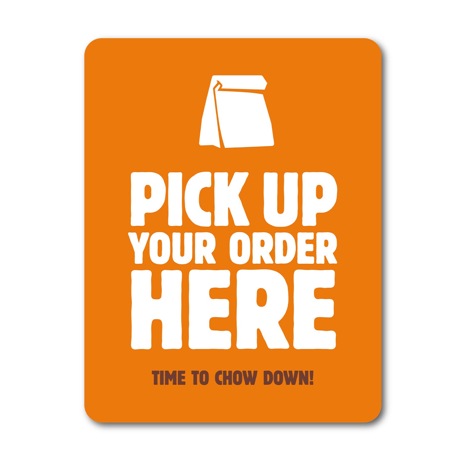 Pick-Up Order Here - Decal or Sign - 8.5 in. x 11 in ...