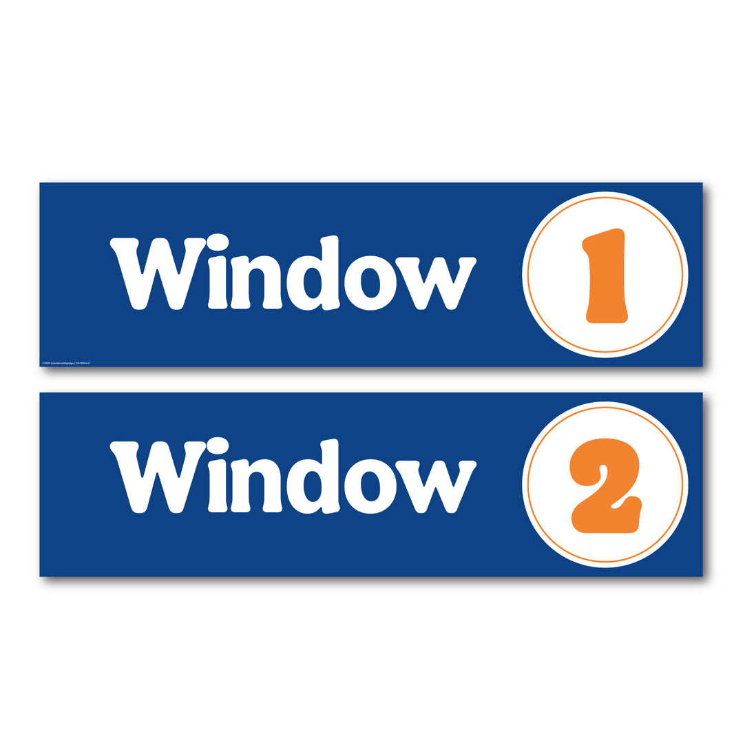Pay Window Sets – OperationalSignage.com