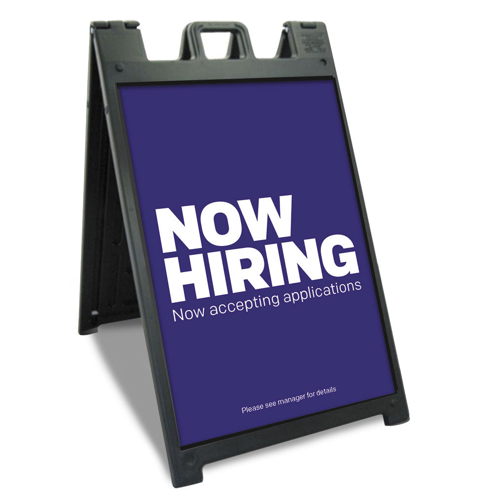 Now Hiring - A-Frame Insert 24.25 In. X 36.125 In. - OperationalSignage.com