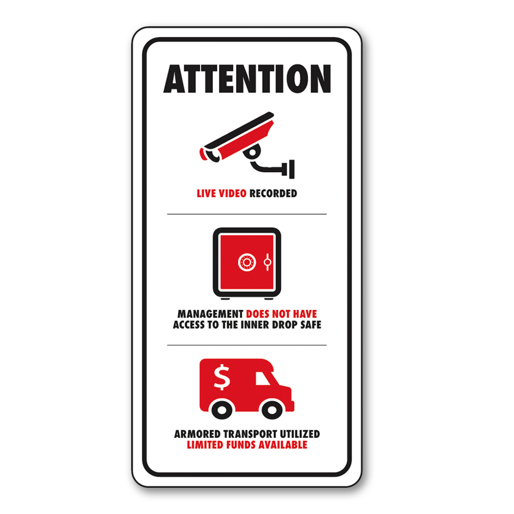 Attention - Safety - Sign - 8 In. X 16 In. - OperationalSignage.com