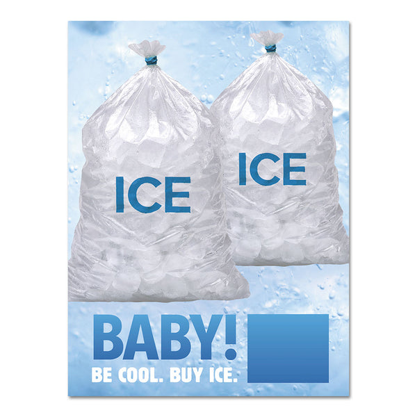 Ice Available - Exterior Decal - 30 In. X 40 In. - OperationalSignage.com
